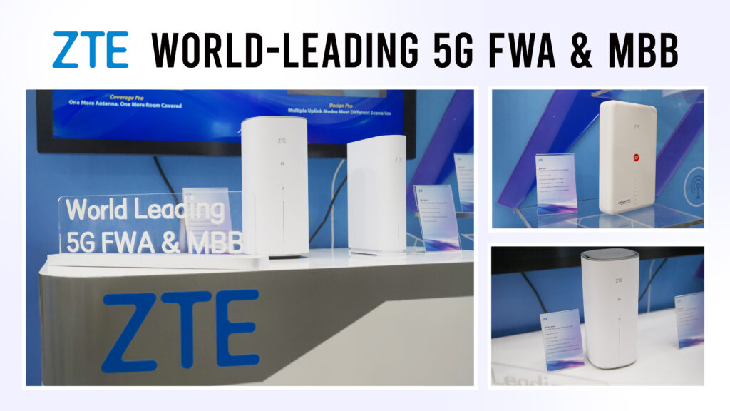 ZTE showcases the AI-powered 5G FWA&MBB at Network X 2024, reinforcing ...