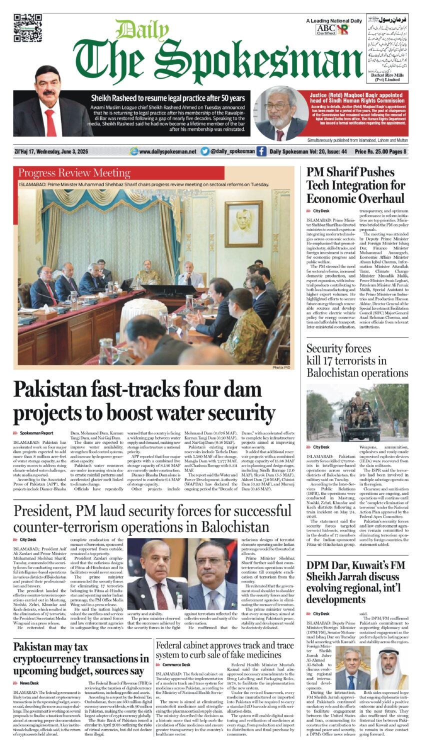 Daily The Spokesman 03 June 2026 - The Daily Spokesman